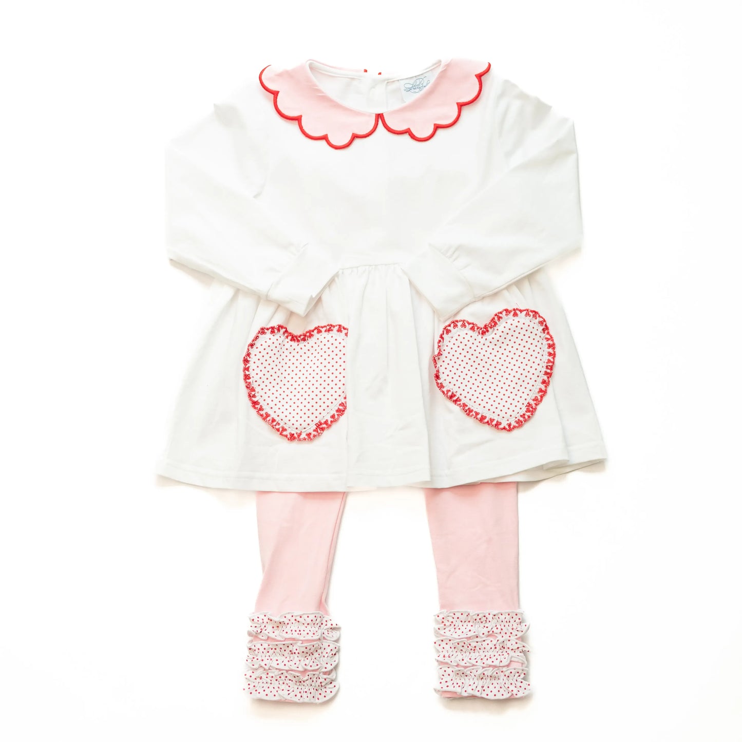 Heart Pocket Legging Set – Little Bear Smocks